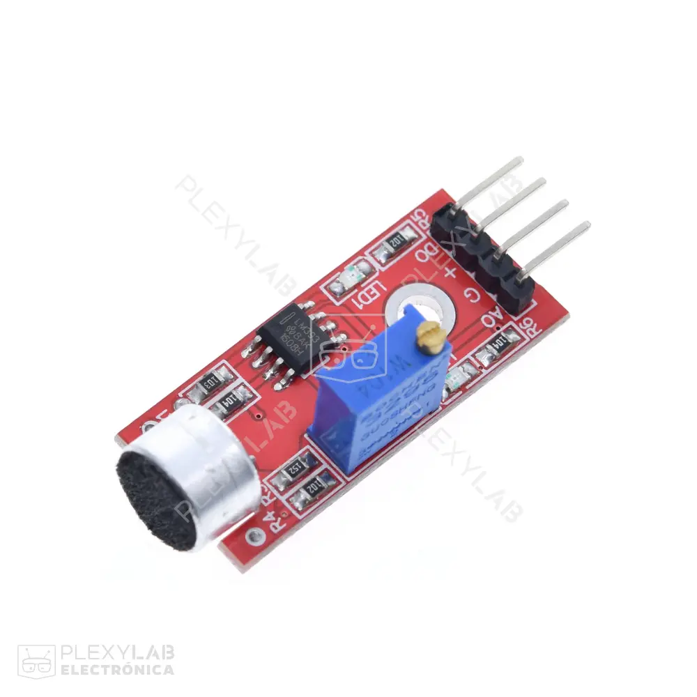 Módulo KY-037 sensor de sonido micrófono para Arduino, PIC, AVR | PLEXYLAB